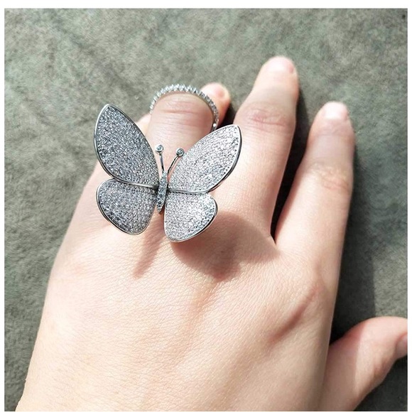 Jewelry | Butterfly Rings Adjustable Fingermoving Wings | Poshmark